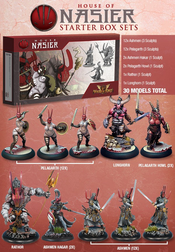 Wrath of Kings: House Nasier - Starter Box (30) - Интернет-магазин ...